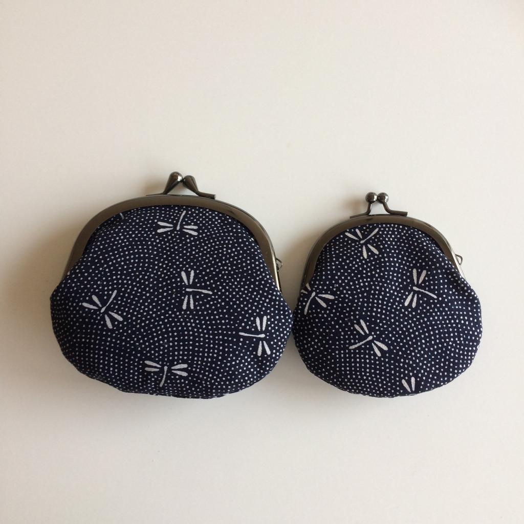 Coin Purse (Gamaguchi)—DRAGONFLY PATTERN – Koto Kyoto